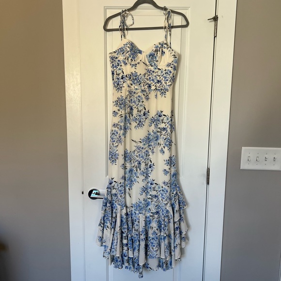 Yumi Kim | Dresses | Yumi Kim Baxter Midi Dress In Positano Blue | Poshmark